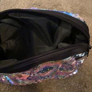Bags | Sequin Makeup Bag | Poshmark